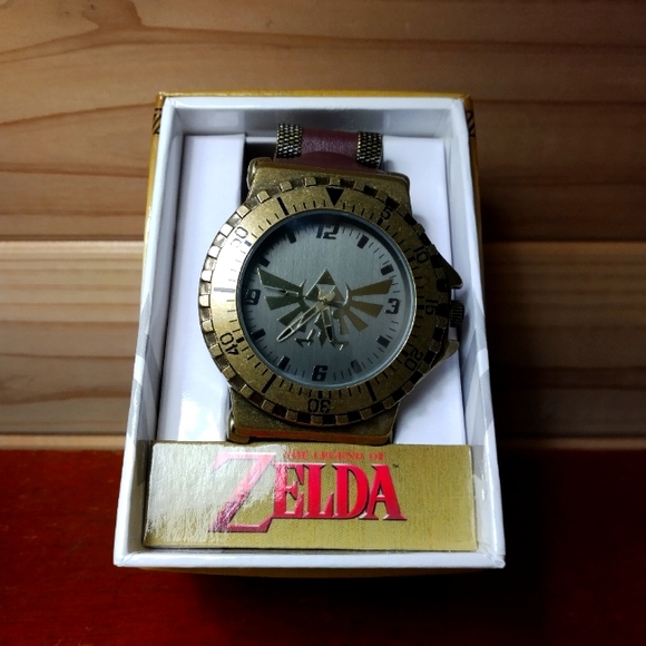 Accutime | Accessories | Nwt Legend Of Zelda Leather Watch | Poshmark